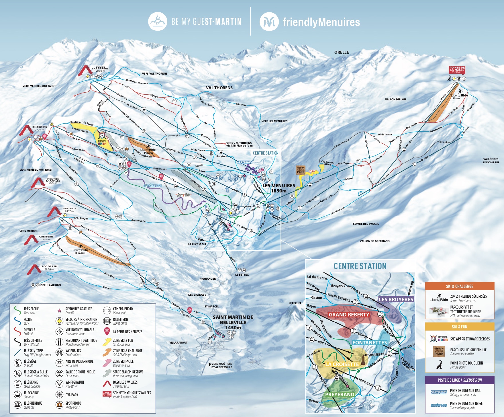 Les Ménuires : Ouverture Accès Pistes Météo hiver 2024/2025